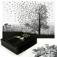 Ambesonne Black Crow Jigsaw Puzzle Durable Cardboard, Murder of Crows ...