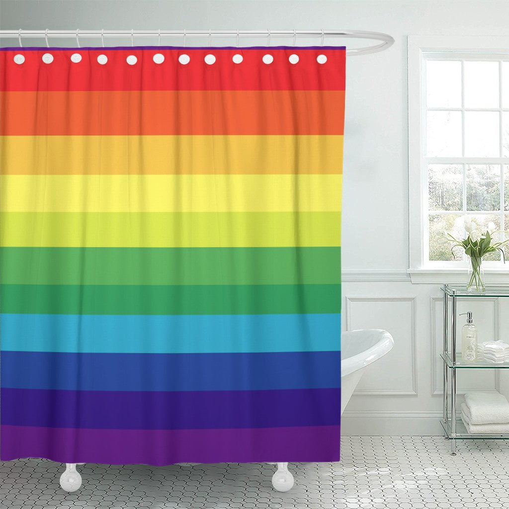 PKNMT Colorful Abstract Striped Multicolored Rainbow Color Graphic ...