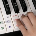 PVC Keyboard Stickers for 88 61 54 Key Pianos Staff Symbols Note ...
