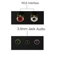 SGEYR Audio Adapter, Convert Stereo RCA to 3 x 1/8 (3.5mm) Jack ...