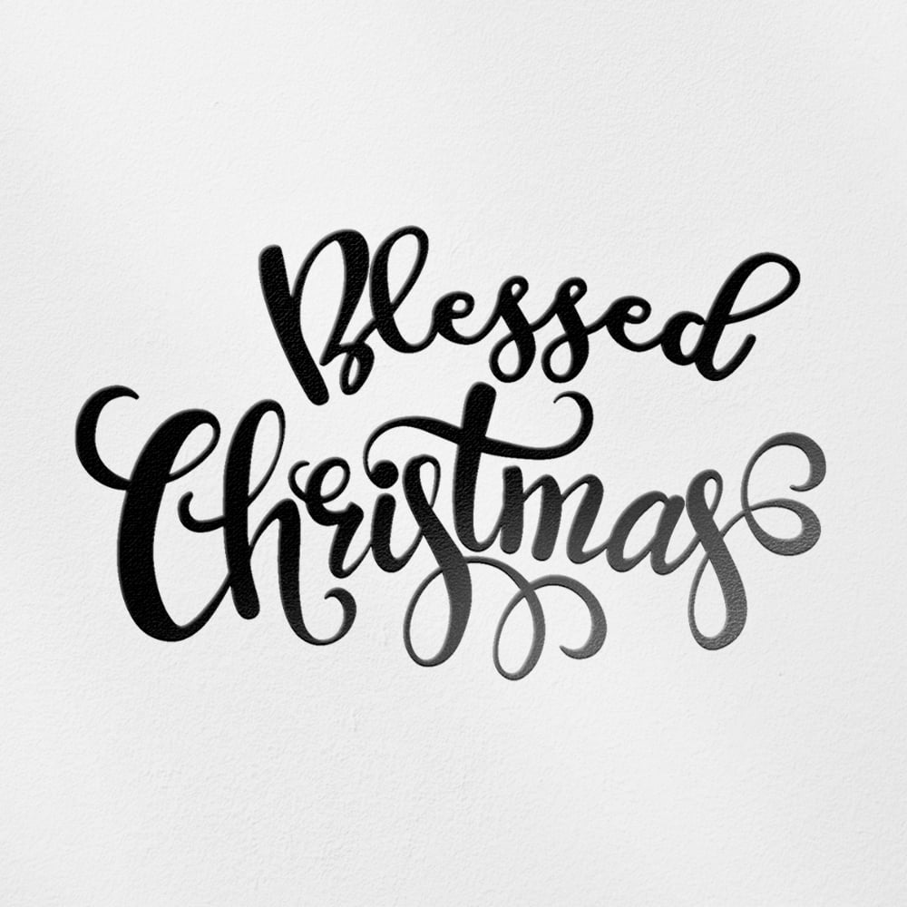 Blessed Christmas Clipart