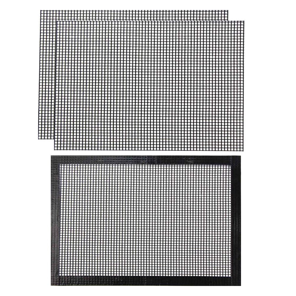 Stainless Steel Mesh Screen 3Pcs Portable Non-Stick Bbq Grill Mesh Mat ...