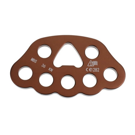 Rock Climbing Rigging Plate 8 Holes Mountaineering Paracord 36KN ...