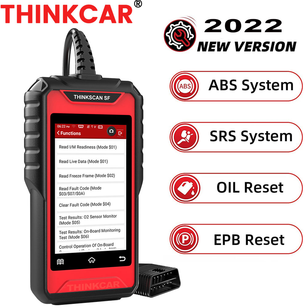 Thinkcar SF100 ABS SRS Engine OBD2 Scanner EPB Brake Oil Service Light Thinkcar SF100 ABS SRS Engine OBD2 Scanner EPB Brake Oil Service Light