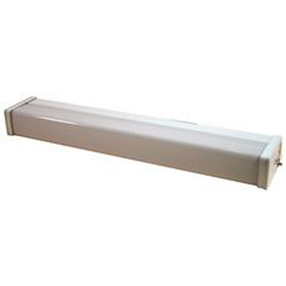 Wall Light Fixture, Uses F20 T12 Type Fluorescent Lamps, 24 In ...