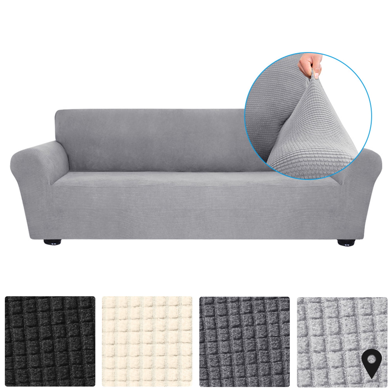 Click here for Yeacher Decdeal Stretch Sofa Cover Anti-Slip Soft... prices