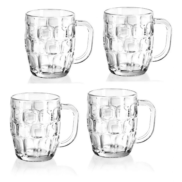 Tarros de Cerveza de Vidrio 580 ml Cocktail Corner | Juego de 4 ...