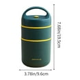 Konghyp Insulated Food Container - 680ml Stainless Steel Lunch Thermos ...
