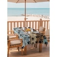 Animal Paw Print Rectangle Outdoor Tablecloth with Umbrella Hole Dog ...