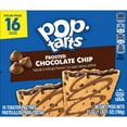 Pop-Tarts Ready-to-Eat Frosted Chocolate Chip Drizzle Toaster Pastries, 27 oz, 16 Count Box ...