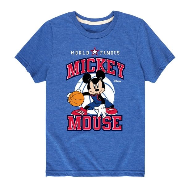 Disney - Mickey Basketball Jersey - Toddler And Youth Short Sleeve ...