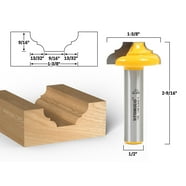 Mitered Door Molding & Chair Rail Router Bit - 1/2" Shank - Yonico ...