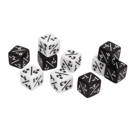 Dice, Develop Intelligence Black White Plastic Positive And Negative ...