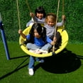 Sportspower Outdoor Super 8 Fun Metal Swing Set with 6’ Heavy Duty ...