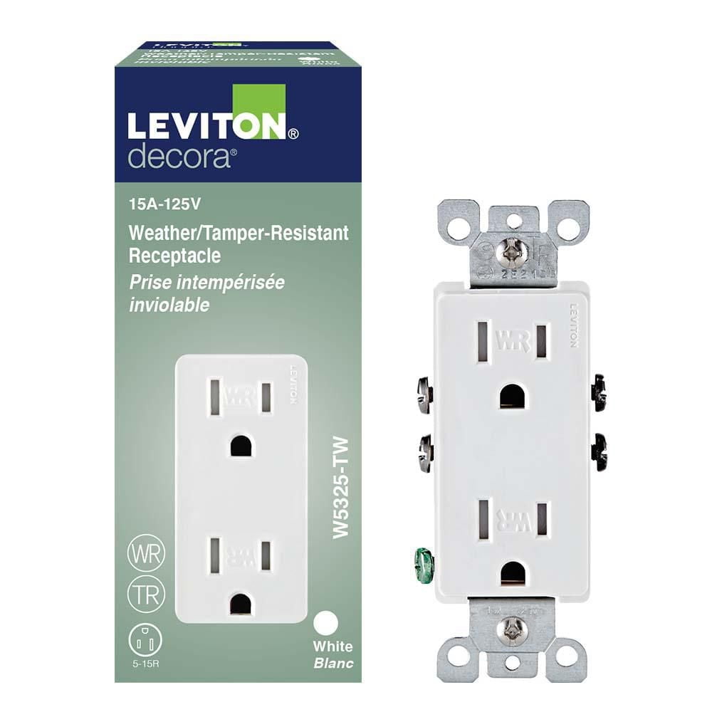 Click here for Leviton Decora 15 Amp Weather-Resistant Duplex Rec... prices
