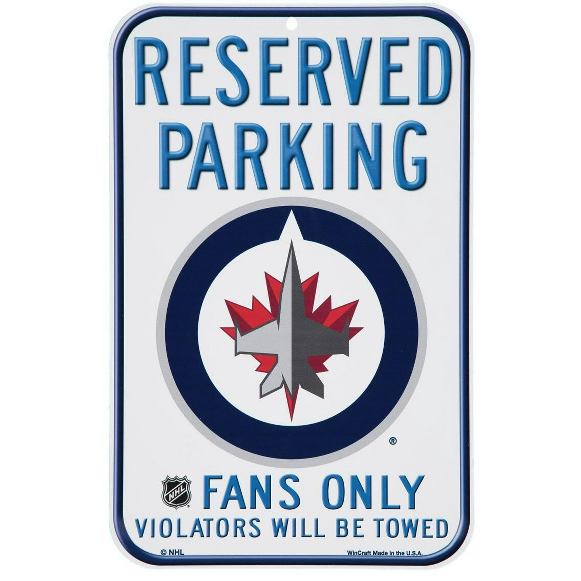 Click here for Winnipeg Jets Wincraft 11X17 Reserved Parking Fans... prices