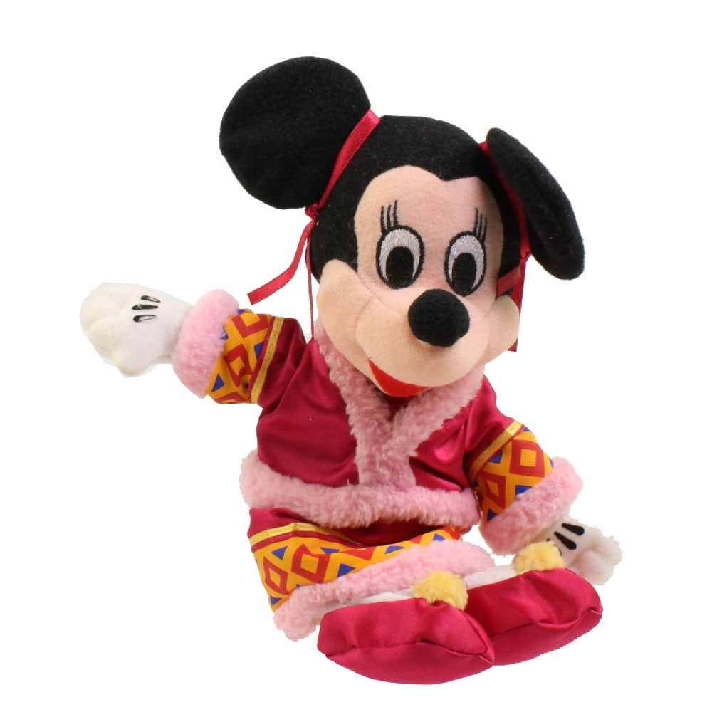 Disney Bean Bag Plush - CHINESE COSTUME MINNIE (Mickey Mouse) (10 inch ...