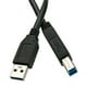 3ft USB 3.0 SuperSpeed Device Cable 5 Gbps A Male to B Male Black ...