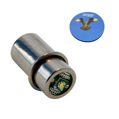 HQRP 200LM 3W LED Flashlight Bulb for 2-3 C / D Cell Flashlights Torchs ...