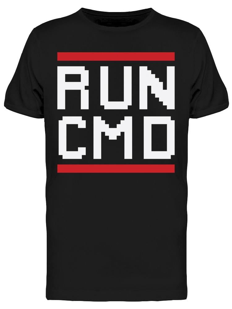 Run Cmd Men's T-shirt - Walmart.com