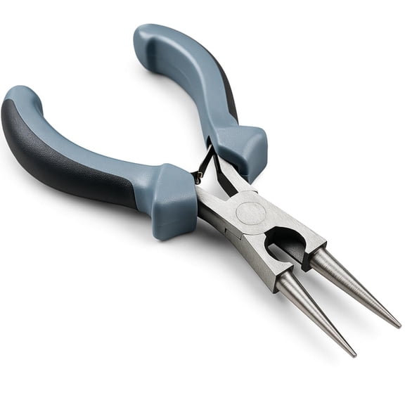 The Beadsmith Round Nose Pliers with Spring Action Handle - Precision ...