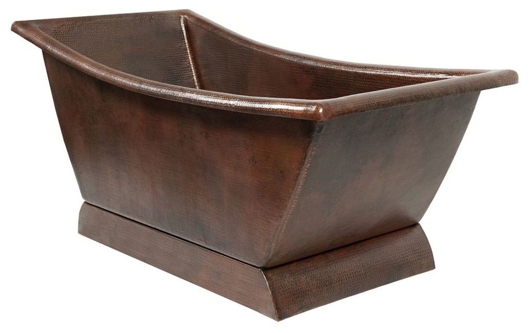 Premier Copper Products Btsc67db 67" Free Standing Copper Soaking Tub ...