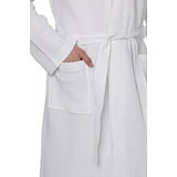 STAR Lightweight Unisex Waffle Weave Spa Robe Bathrobe 100% Cotton ...