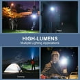 High Lumens LED Mini Flashlights for Tactical Camping, Hiking & Outdoor ...