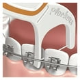 Plackers Orthopick Flosser for Braces, 36 Ct, Thin Arm, Adjustable Head ...