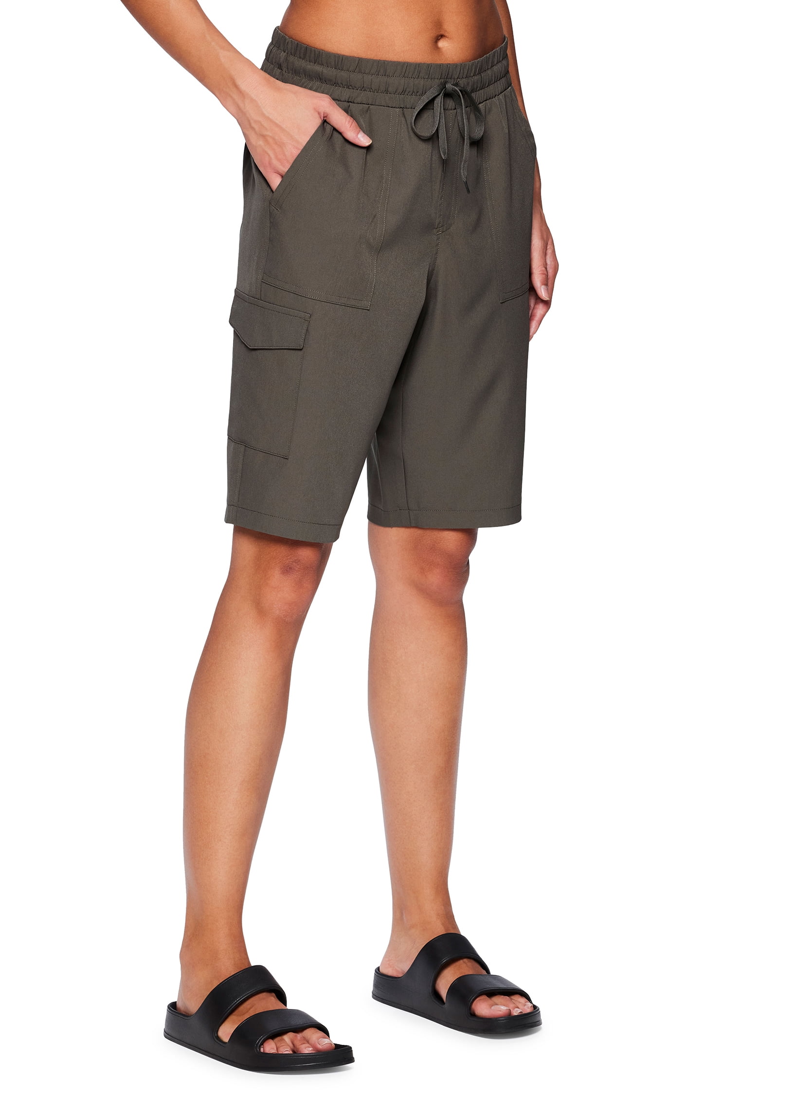 RBX Active Women's Woven Cargo Bermuda Short With Pockets - Walmart.com