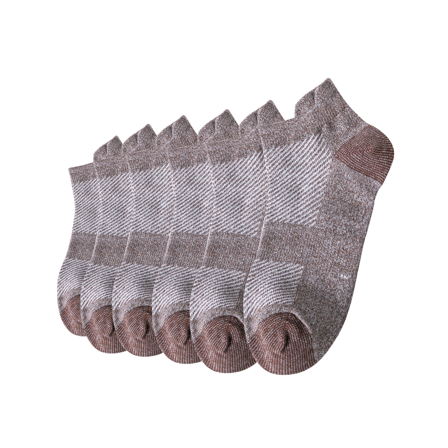 Hehanda 6 Pairs of Summer Short Sweat Absorption Anti-Odor Sports Socks ...