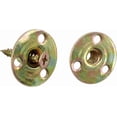20PCS 1/4"-20Carbon Steel Round Base T-Nut, Brad Hole Tee Nut ...