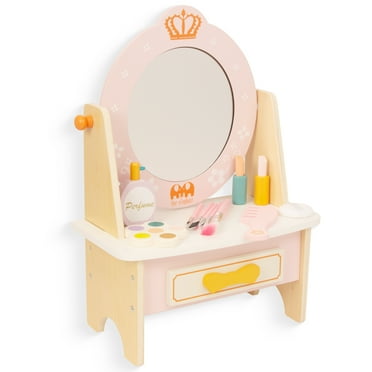 SVAN Hair Salon Wooden Play Set - Full Vanity Mirror Playset w Chair ...