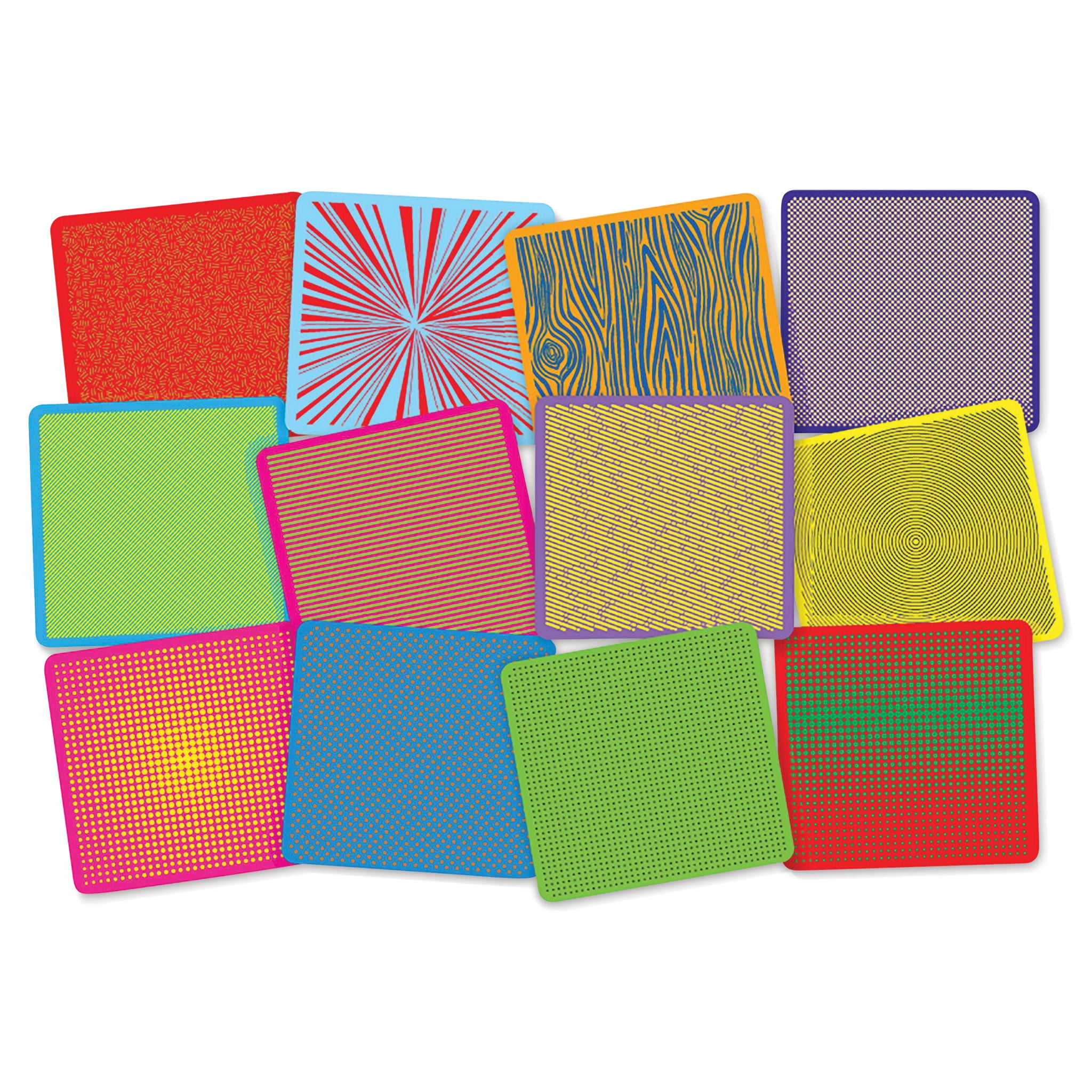 Roylco Pop Art Rubbing Mats - Set of 12 - Walmart.com