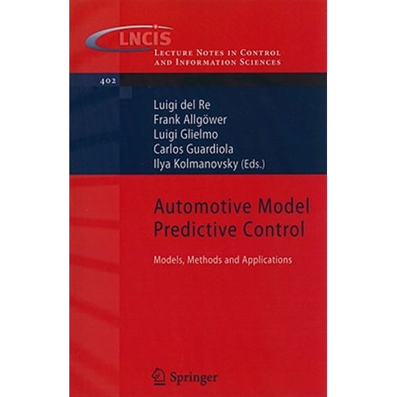 Pre-Owned Lecture Notes in Control and Information Automotive Model ...