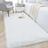 Junovo Luxury Soft Fluffy Area Rugs, Fuzzy Shaggy Kids Carpet for ...