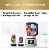 Ninja SS351 Foodi Power 4-in-1 Kitchen Prep Blender and Processor with ...