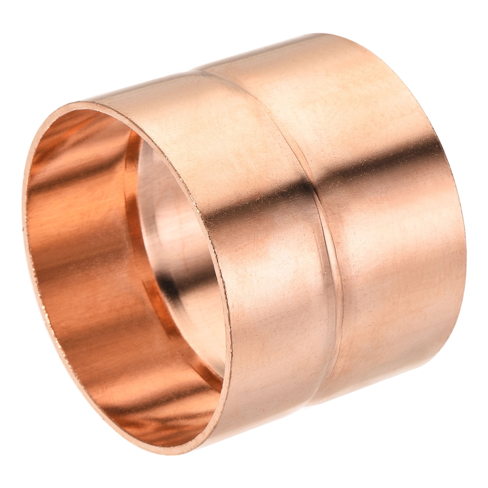 Uxcell 80mm Straight Copper Pipe Coupling Connecting Adapter Joint for ...