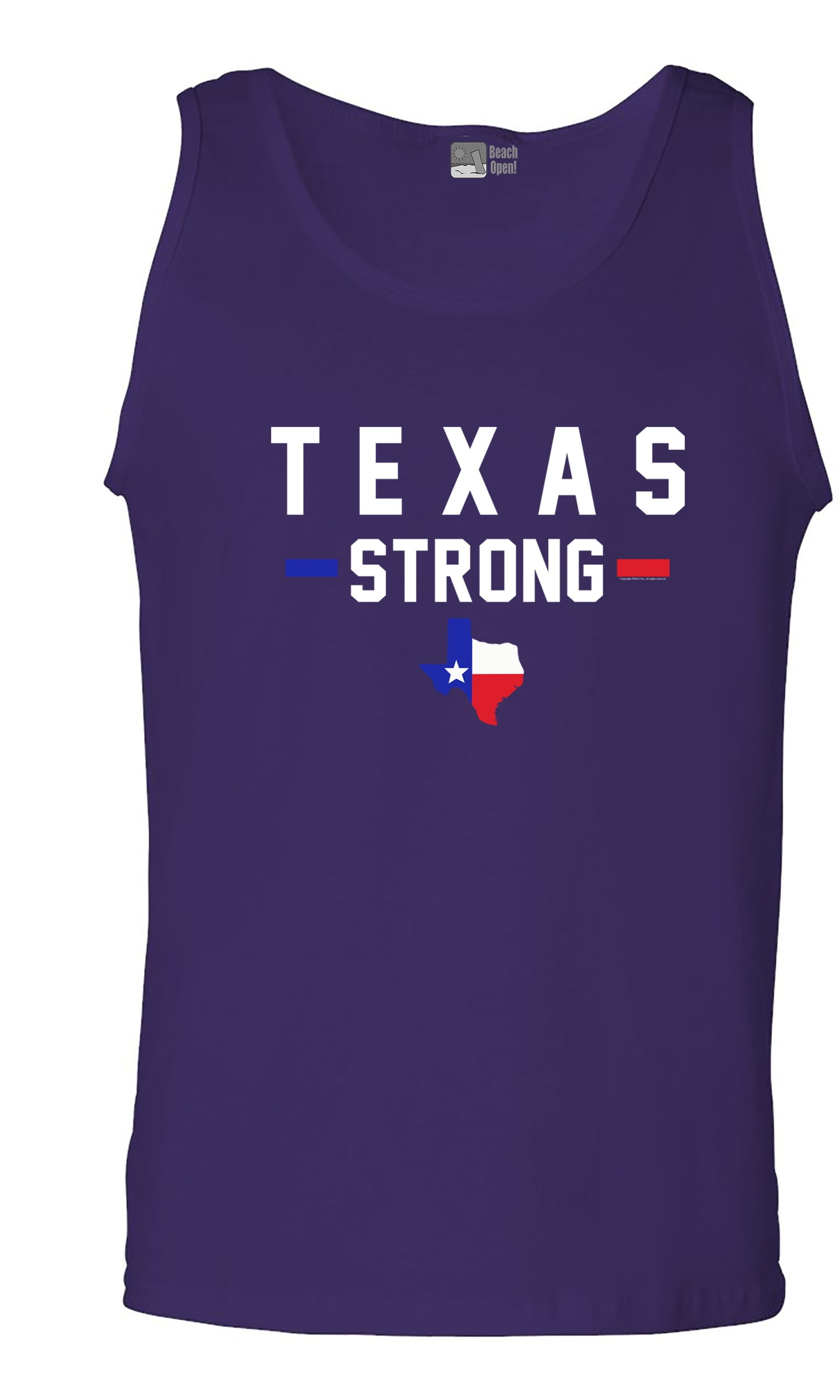 Texas Strong Map USA Survivor 2017 DT Adult Tank Top - Walmart.com
