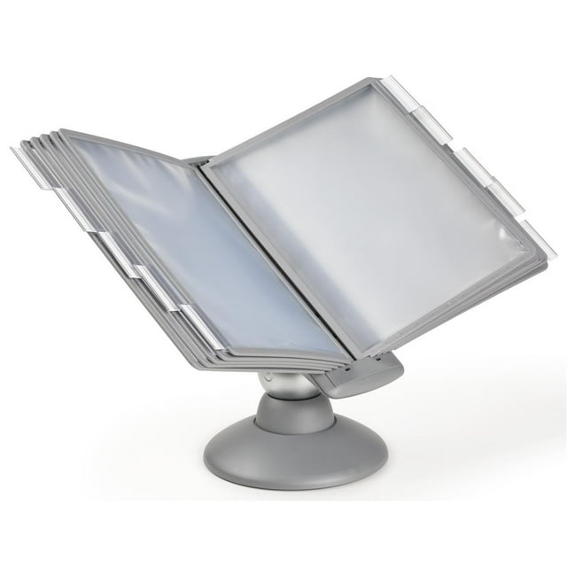 Displays2go Desktop Reference Holder, Countertop Mount, Rotating Design ...