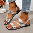 CAIXIA Comfortable Sandals For Women Women's Summer Platform Sandals ...