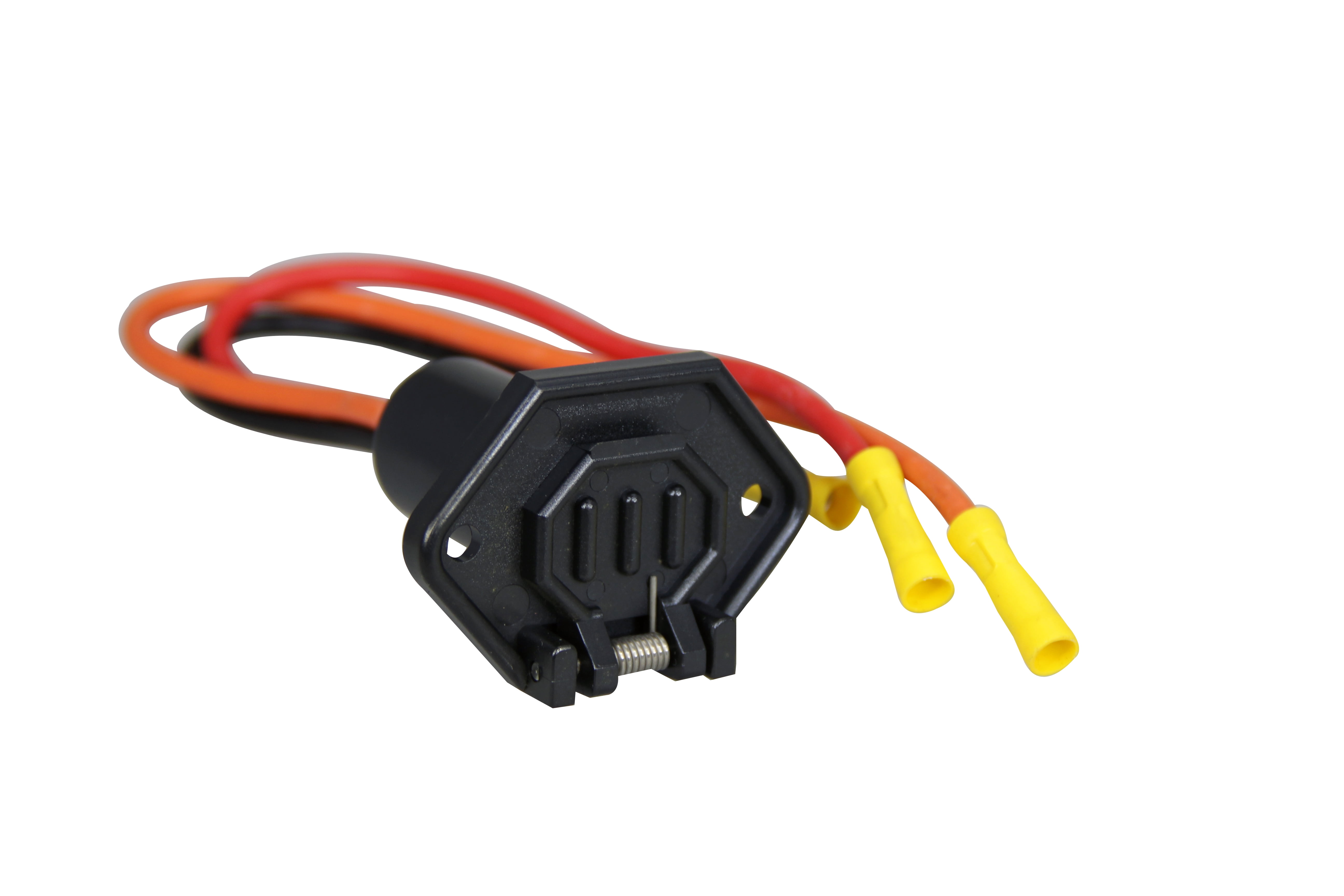 Pactrade Marine Boat Trolling Motor Female Plug Connector 3-Wire 10 ...