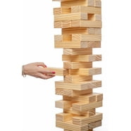 Giant Wooden Blocks Tower Stacking Game with Dice by Hey! Play ...