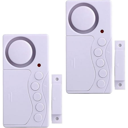 2 Pack Wireless Door Window Freezer Door Alarm 3/15/30/60 Seconds ...