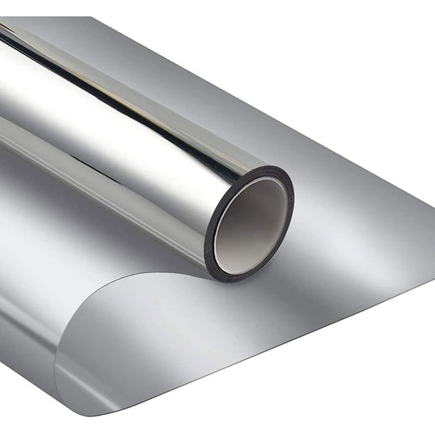 FILMGOO One Way Window Film Static Cling, Vinyl, 23.6 in x 6.5 ft ...