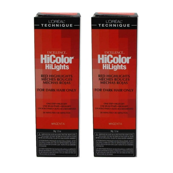 L'Oreal Paris Excellence HiColor Magenta HiLights, Permanent Hair Dye 1 ...