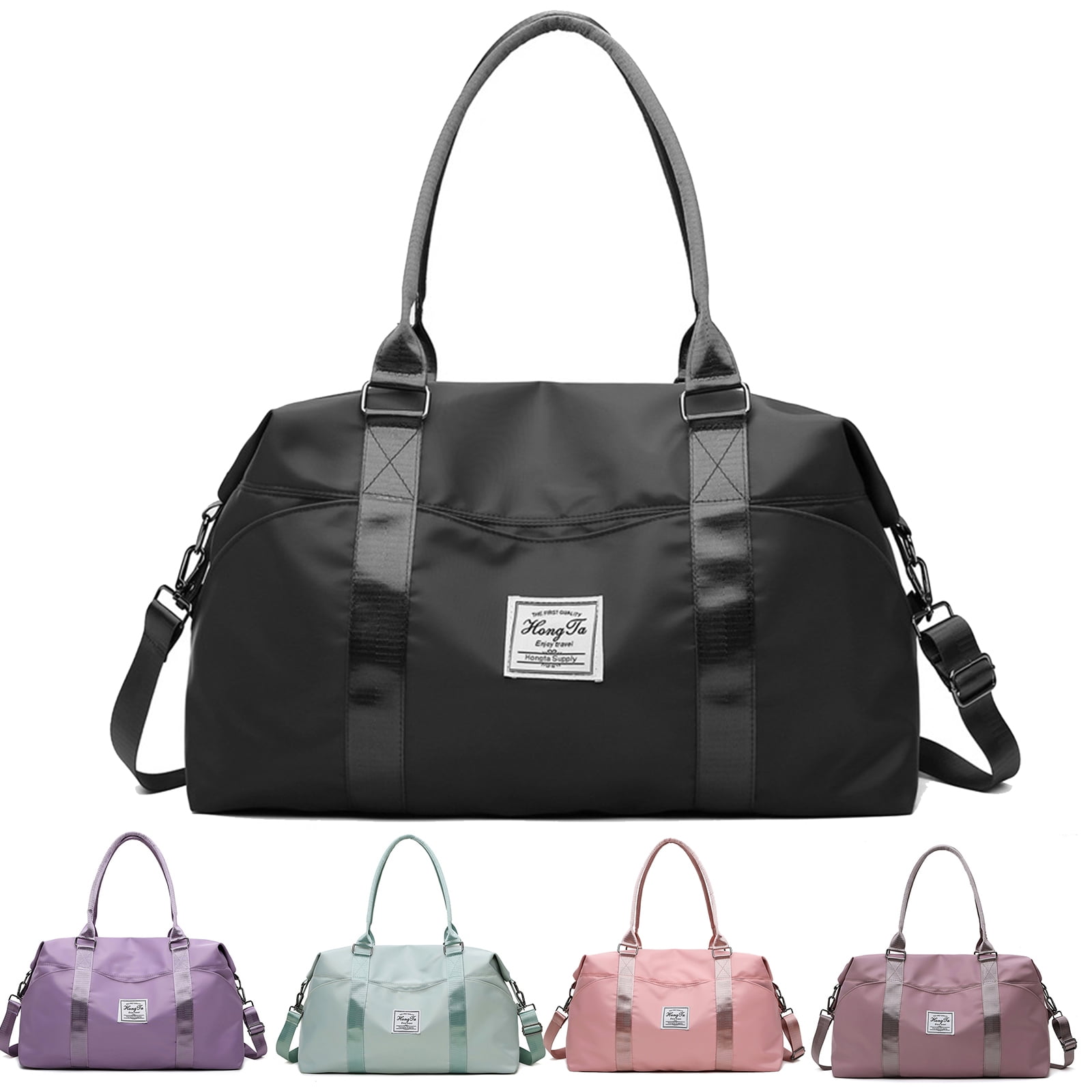 Travel Duffel Tote Bag，Sports Tote Gym Bag，Overnight Weekender Bag with ...