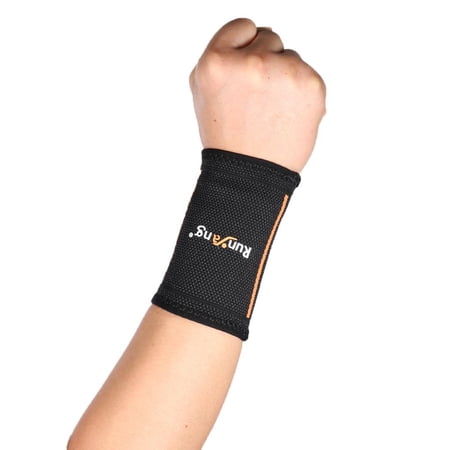 1 Pair Premium Left Right Hands Wrist Support Braces Basketball Elastic ...