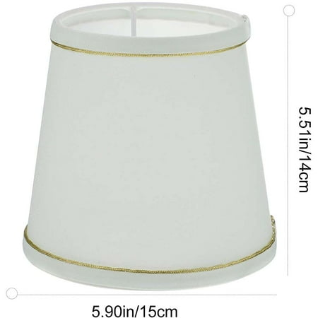 Bail Lamp Shade Lamp Dust Cover Drum Lamp Shade Fabric Lamp Accessory ...