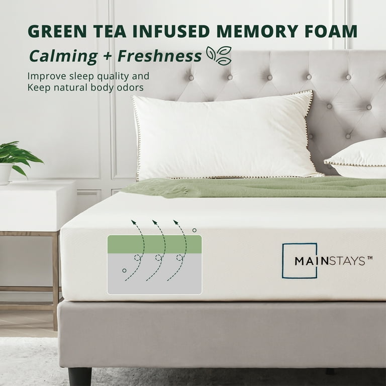 Mainstays 6 inch memory foam mattress store